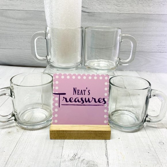 Unbranded | Dining | Clear Glass Heavy D Style Handle Oz Numbered ...